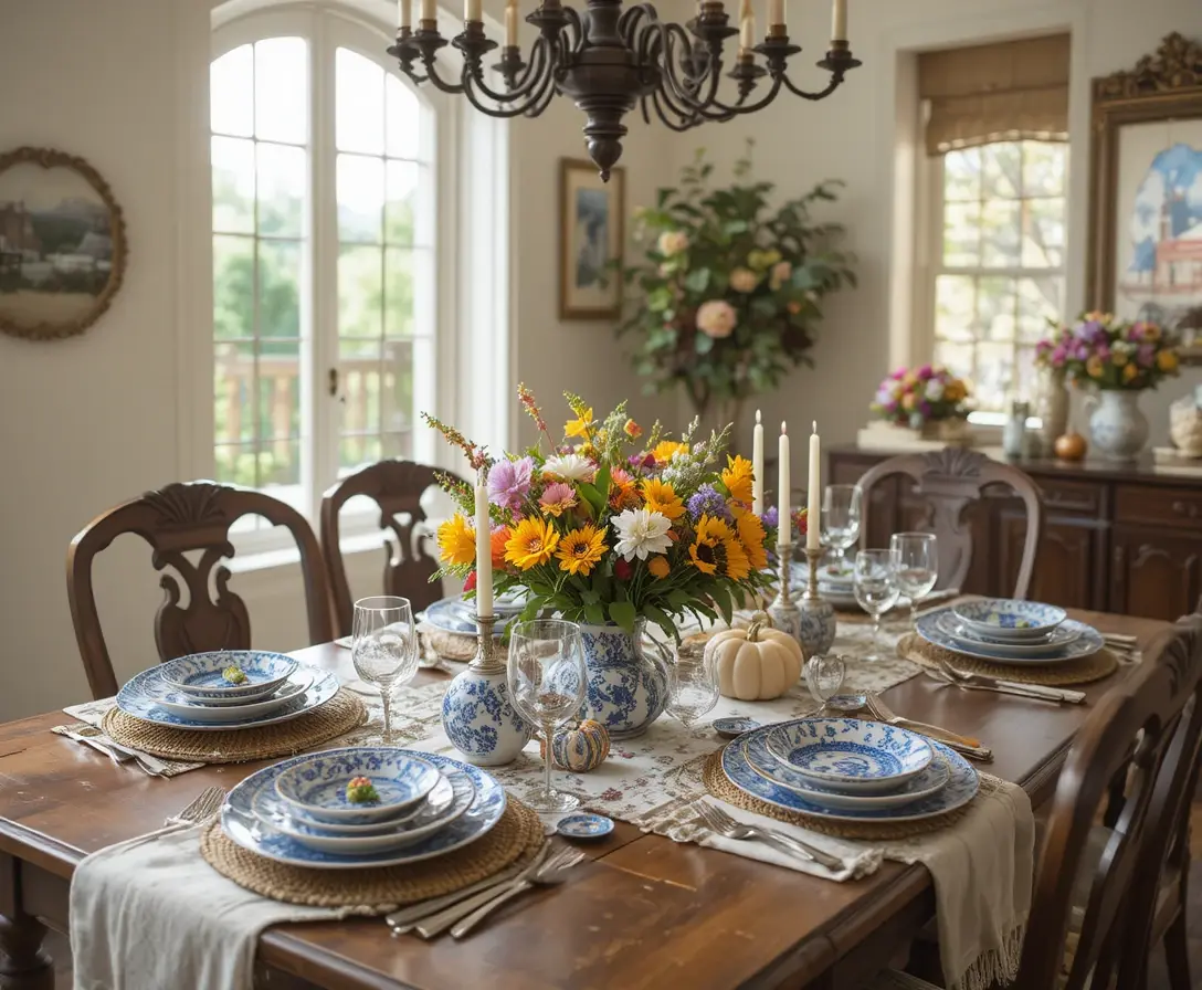 19 Vintage Thanksgiving Table Decor Ideas with a Timeless Feel - Arkodor