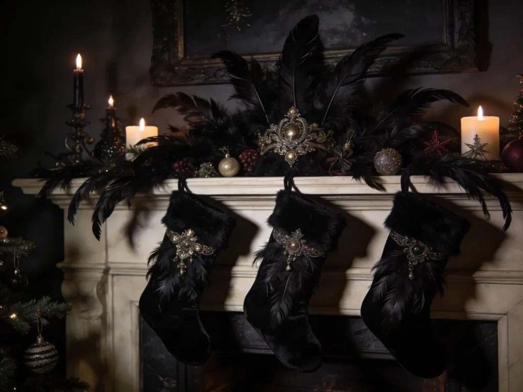 18 Gothic Christmas Decor Ideas for a Dark and Moody Holiday - Arkodor