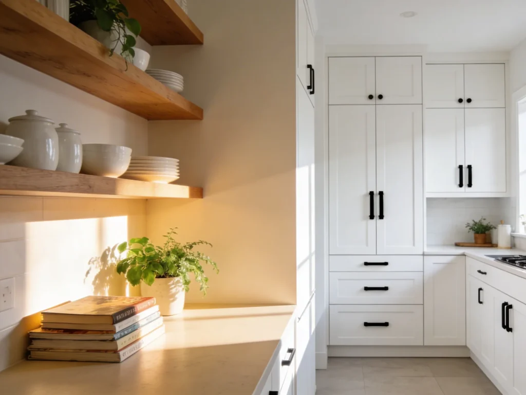 9 Key Questions to Choose Between Open Shelves and Cabinets - Arkodor