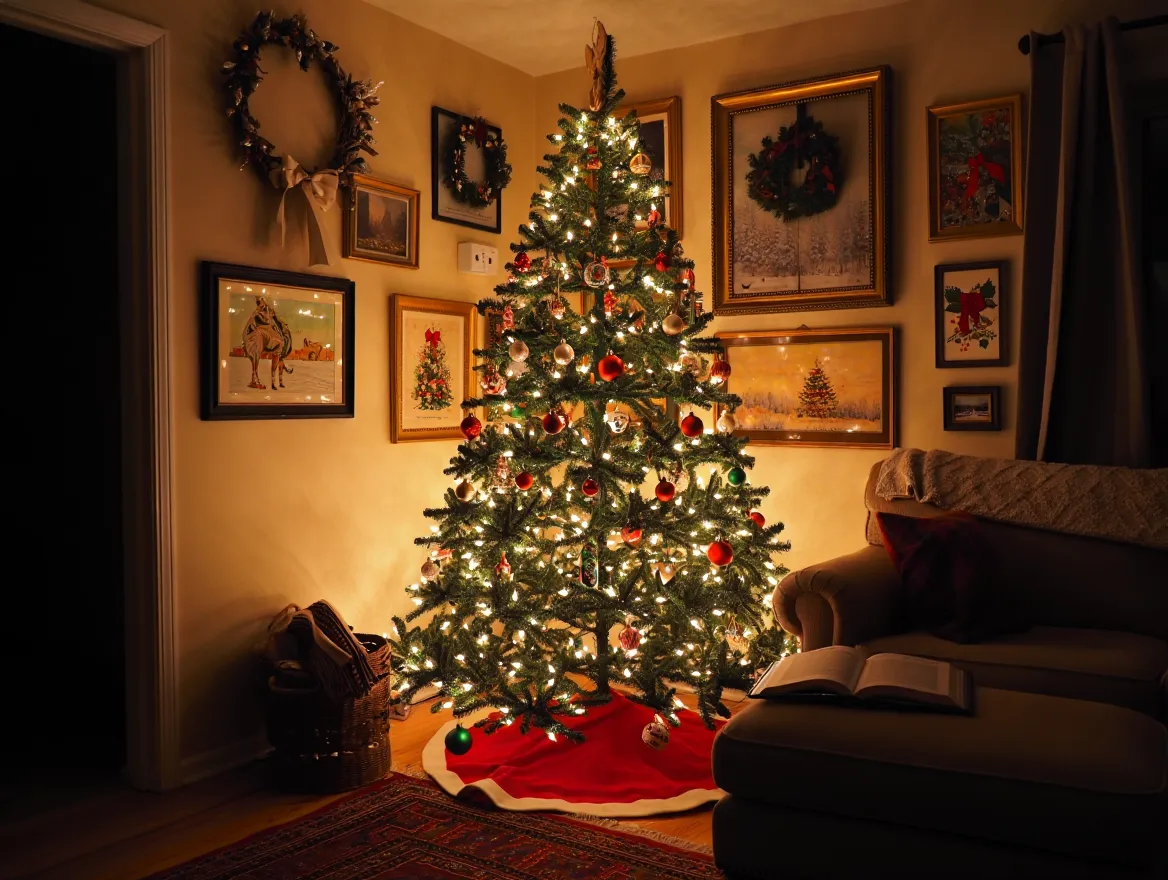 10 Christmas Tree Placement Ideas for Your Living Room - Arkodor