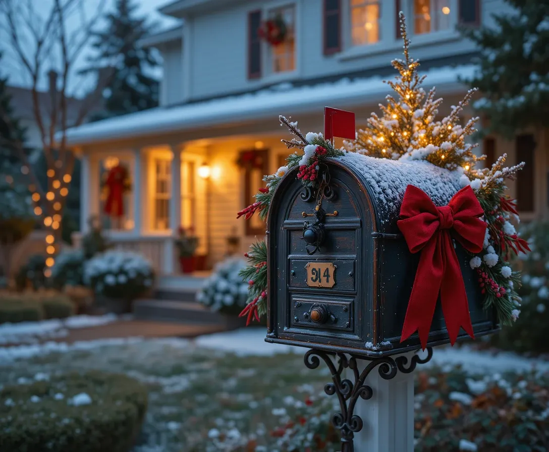 10 Festive Mailbox Decorating Ideas for a Cheerful Christmas Look - Arkodor