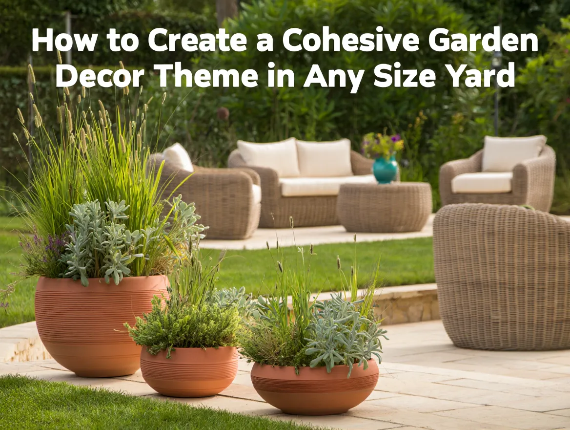 How to Create a Cohesive Garden Decor Theme in Any Size Yard - Arkodor
